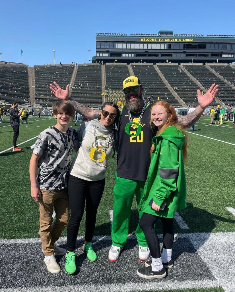 Large Yellow Ducks O Diamond Plate Necklace Chrome Chain – Collegiate ...