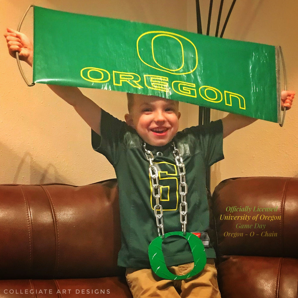 Large Green Ducks O Chrome Chain Diamond Plate O Chain Necklace ...