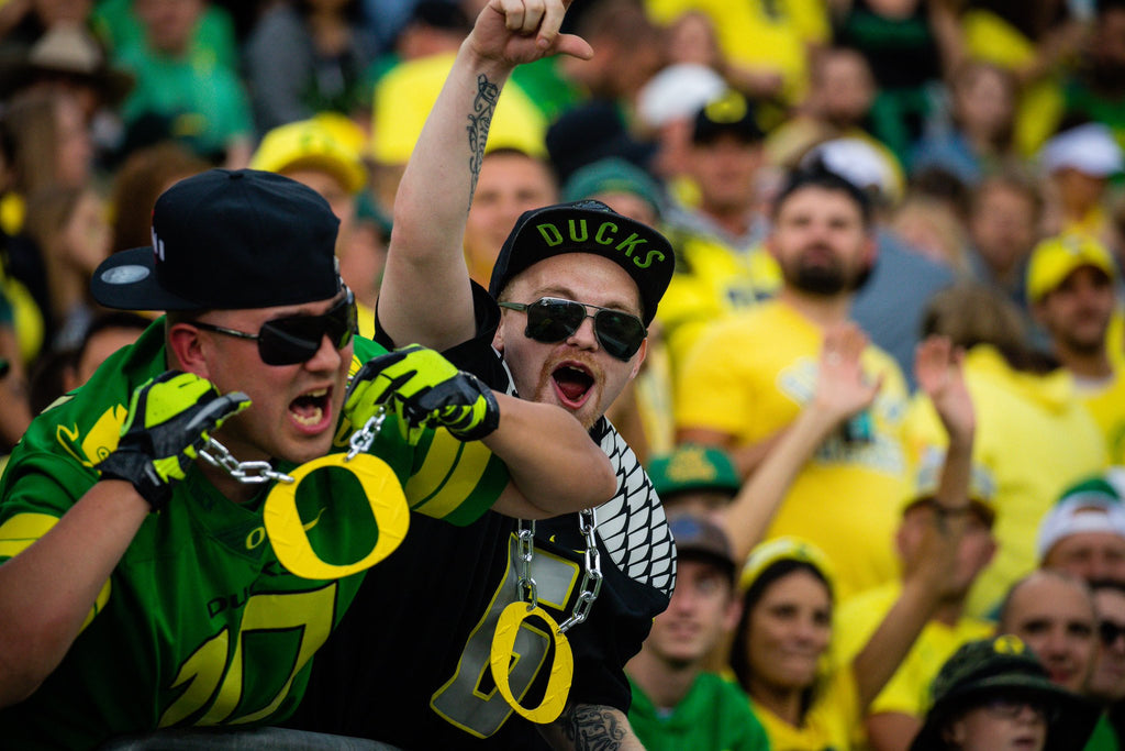 Large Yellow Ducks O Diamond Plate Necklace Chrome Chain – Collegiate ...